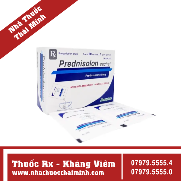 Thuốc Prednisolon sachet Vacopharm - chống viêm (30 gói x 1 gram) – Nhà ...