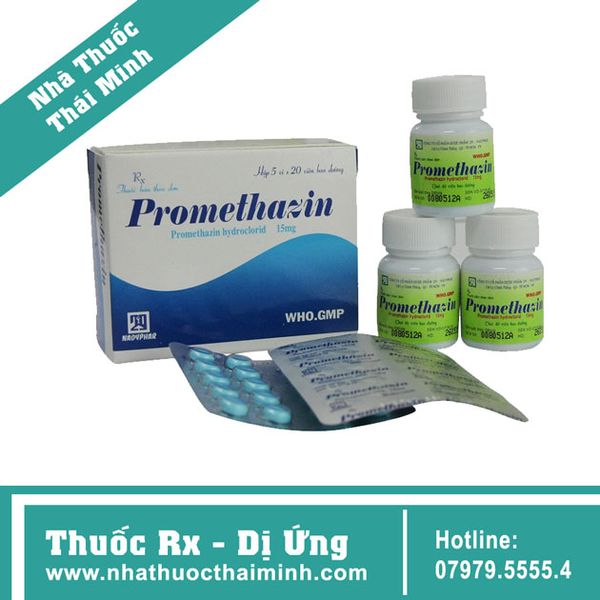 Promethazin hydrochlorid Kháng histamin H1, an thần, gây ngủ, – Nhà ...