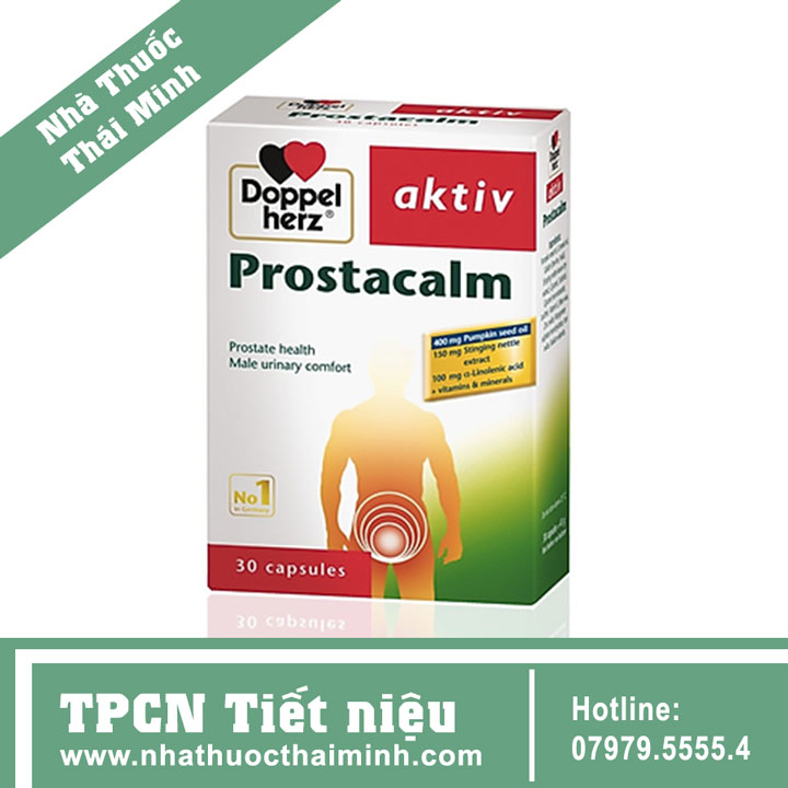 Prostacalm Aktiv Viên uống ngăn ngừa u xơ tuyến tiền liệt – Nhà thuốc ...