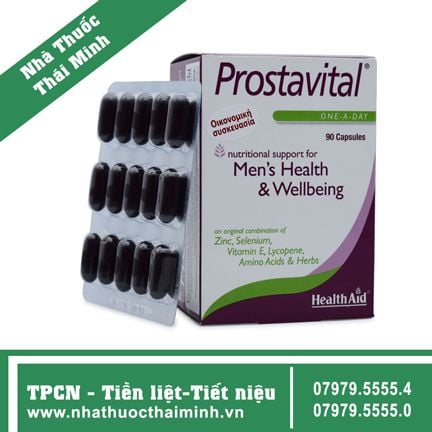 Viên uống Prostavital Healthaid giúp cải thiện các triệu chứng rối loạ ...