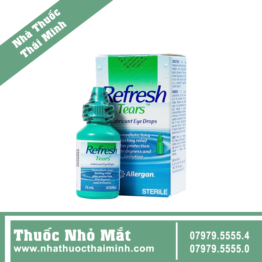 Dung dịch nhỏ mắt Refresh Tears 0.5% giảm kích ứng mắt, khô mắt 15ml ...