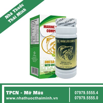 Marine Lipid Complex Omega-3,6,9 Trà Xanh - Giá tốt tại Thái Minh – Nhà ...