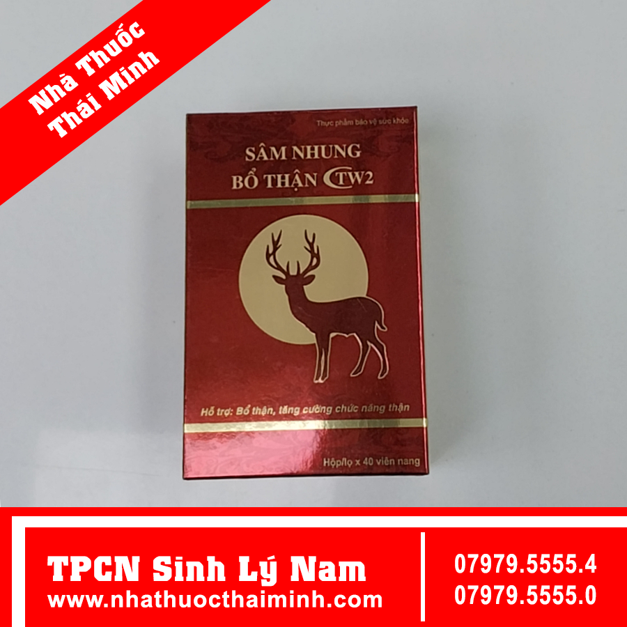Sâm Nhung Bổ Thận TW2 - Tăng Cường Chức Năng Bổ Thận – Nhà thuốc Thái Minh