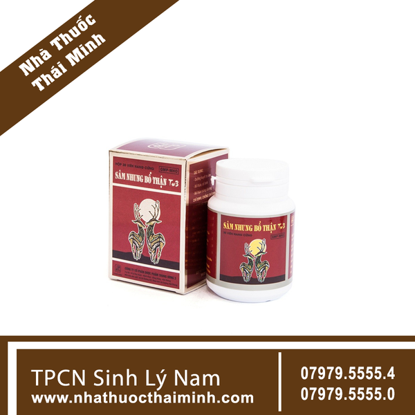 Sâm Nhung Bổ Thận Tw3 - Dược Phẩm Tw3 – Nhà thuốc Thái Minh