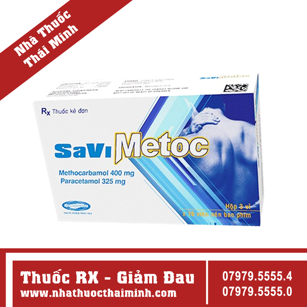 Thuốc SaViMetoc - điều trị đau cơ xương khớp (3 vỉ x 10 viên) – Nhà ...