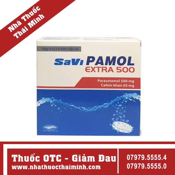 Thuốc SaViPamol Extra 500 - Giảm đau, hạ sốt (4 vỉ x 4 viên) – Nhà ...