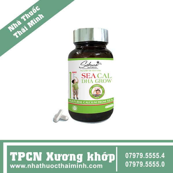 Viên Uống Sea Cal Dha Grow - Bổ Sung Canxi, Vitamin D3 Và Vitamin K2 ...