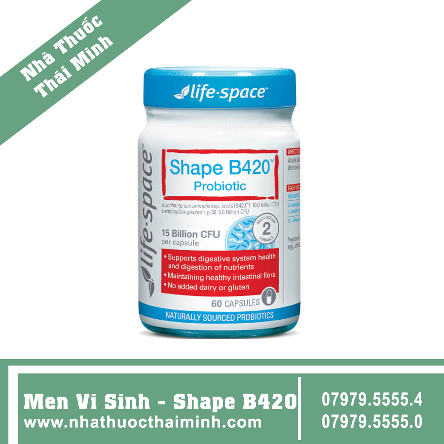Men Vi Sinh Giảm Cân Life Space Shape B420 Probiotic (60 Viên) – Nhà ...