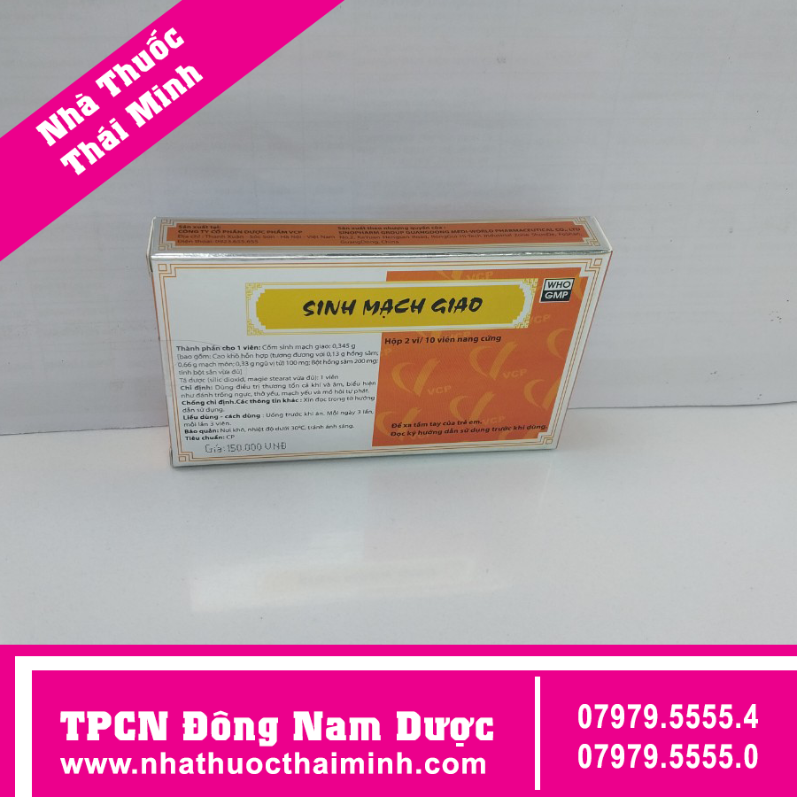 Sinh Mạch Giao - Thuốc biệt dược – Nhà thuốc Thái Minh