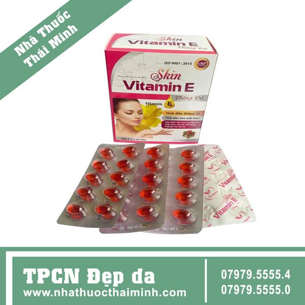 Những lợi ích sức khỏe từ skin vitamin e đỏ cần bạn biết