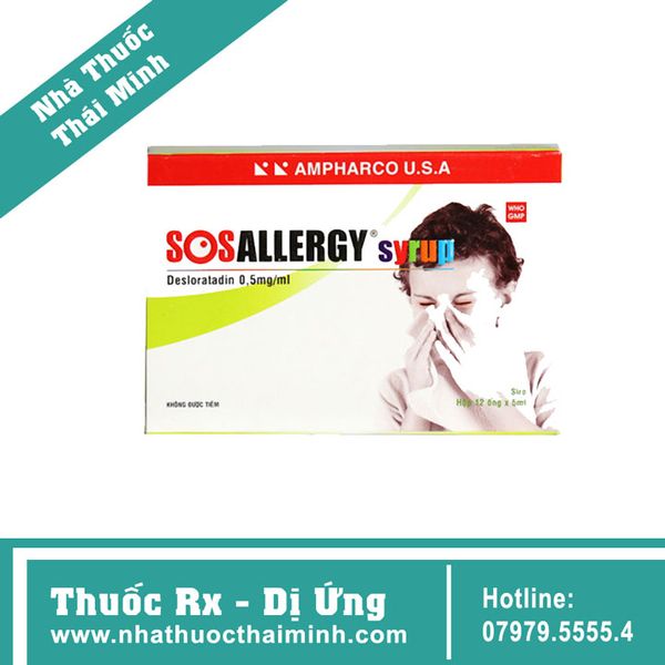 Sosallergy - Nhà thuốc Thái Minh, công dụng , cách dùng