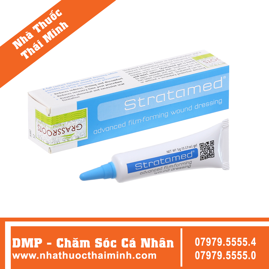 Gel Stratamed hỗ trợ điều trị vết thương hở (5g) – Nhà thuốc Thái Minh