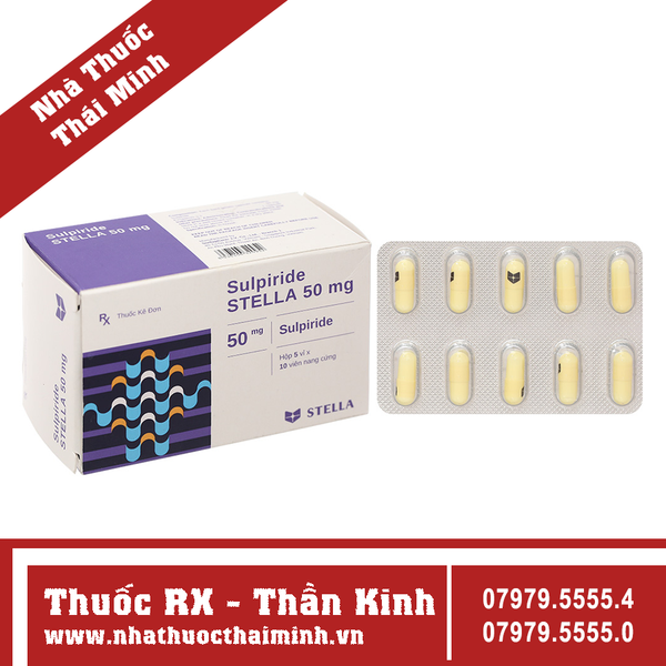 Thuốc Sulpiride STELLA 50mg điều trị chứng lo âu ở người lớn – Nhà ...