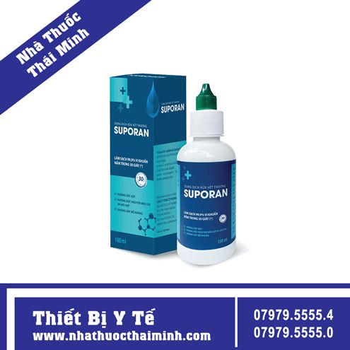 Dung Dịch Rửa Vết Thương SUPORAN (190ML) – Nhà thuốc Thái Minh