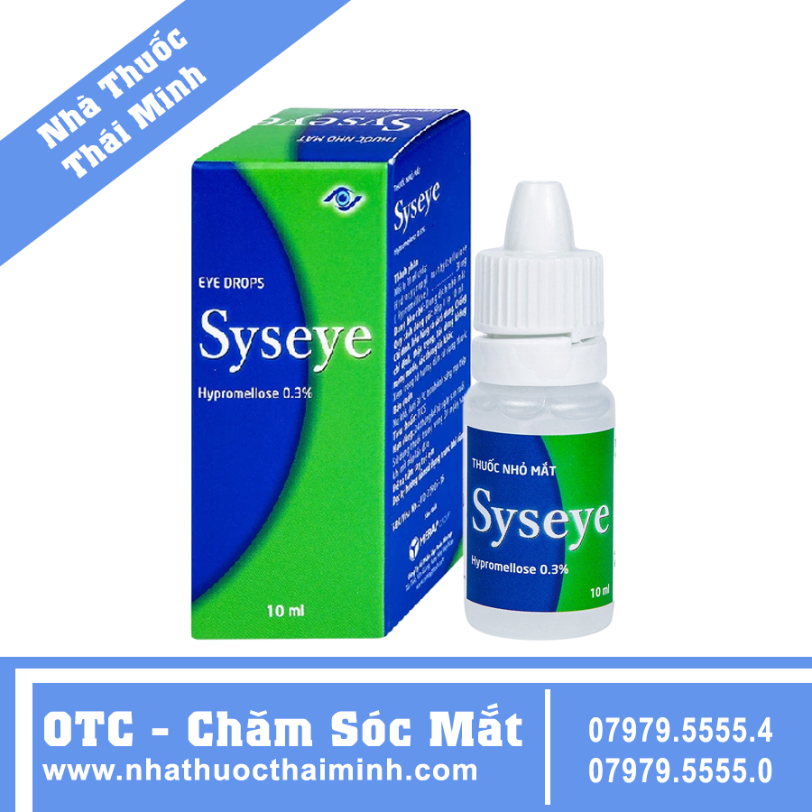 Thuốc nhỏ mắt Syseye Merap làm giảm cảm giác khó chịu do khô mắt 10ml ...
