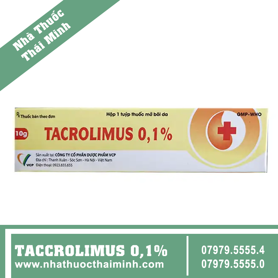 Thuốc Mỡ Bôi Da Tacrolimus 0,1% – Điều Trị Viêm Da Dị Ứng, Chàm – Nhà ...