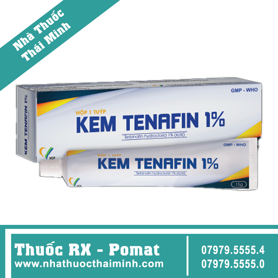 Thuốc Bôi Tenafin 1% Vcp 15g - Kem Trị Nấm Ngoài Da – Nhà thuốc Thái Minh