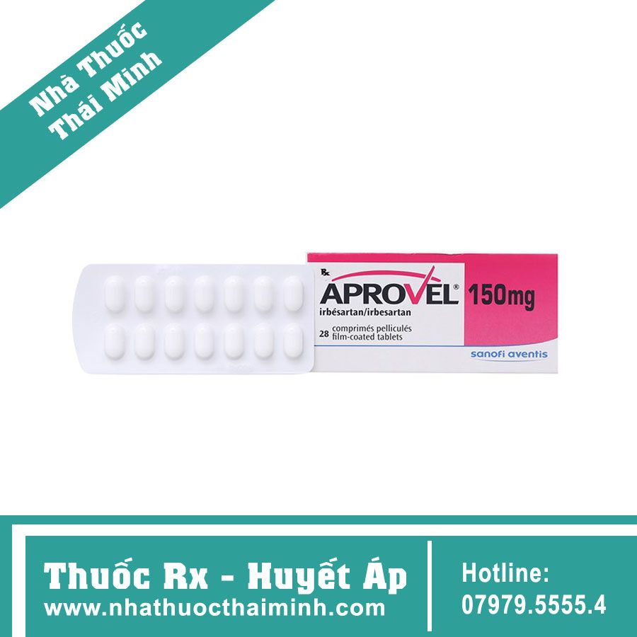 Thông tin, hướng dẫn cách dùng Thuốc Aprovel 150mg hộp 28 viên Sanofi ...