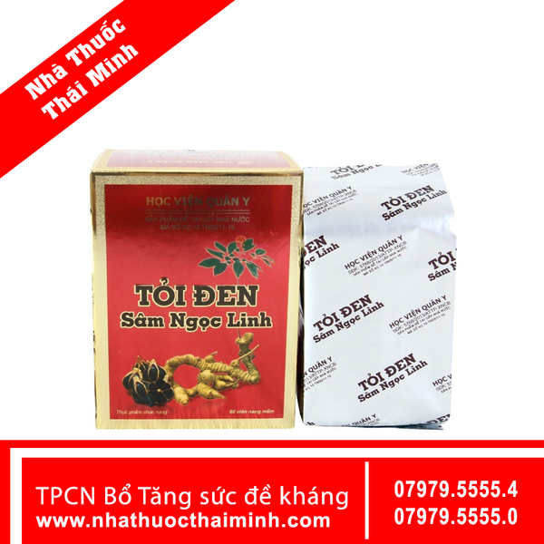 Viên Uống Tỏi Đen Sâm Ngọc Linh Học Viện Quân Y – Nhà thuốc Thái Minh