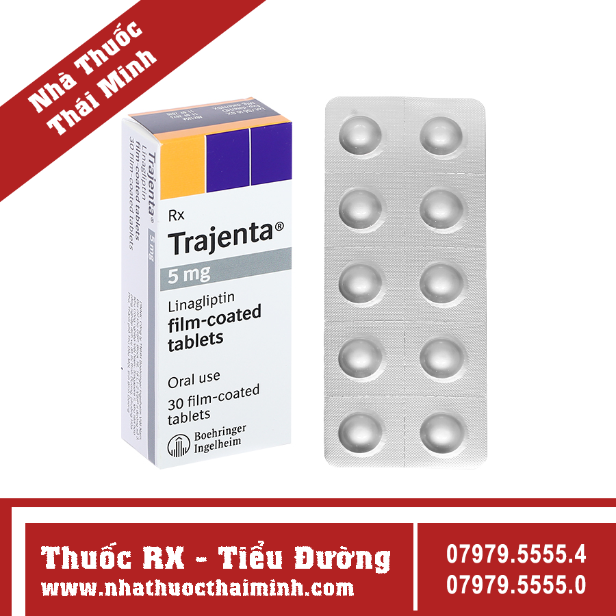 Thuốc Trajenta 5mg Boehringer điều trị đái tháo đường tuýp 2 – Nhà ...