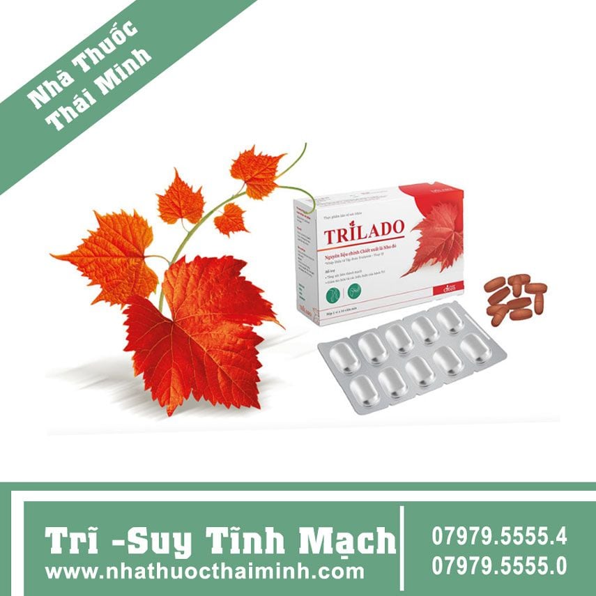 Viên Uống Trilado - Hỗ Trợ Điều Trị Bệnh Trĩ – Nhà thuốc Thái Minh