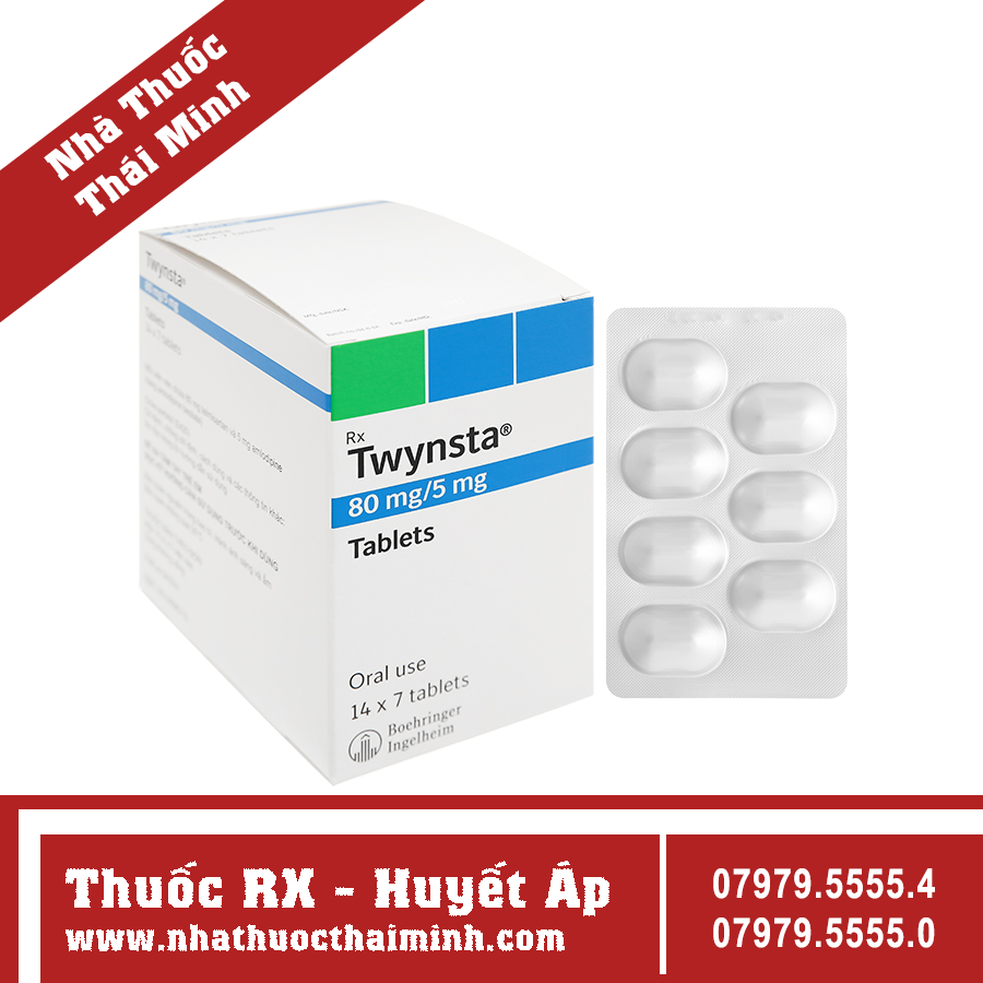 Thuốc Twynsta 80mg/5mg Boehringer điều trị tăng huyết áp vô căn – Nhà ...
