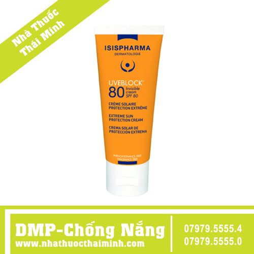 Kem Chống Nắng Isis Pharma Uveblock 80 Tinted Cream Spf 50+ Ngăn Ngừa ...