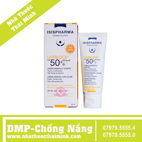Kem Chống Nắng Isis Pharma Uveblock Spf 50+ Mineral Cream [40ml] – Nhà ...