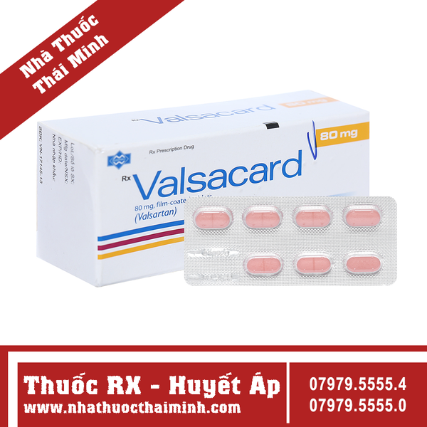 Thuốc Valsacard 80mg Polfarmex điều trị cao huyết áp, suy tim – Nhà ...