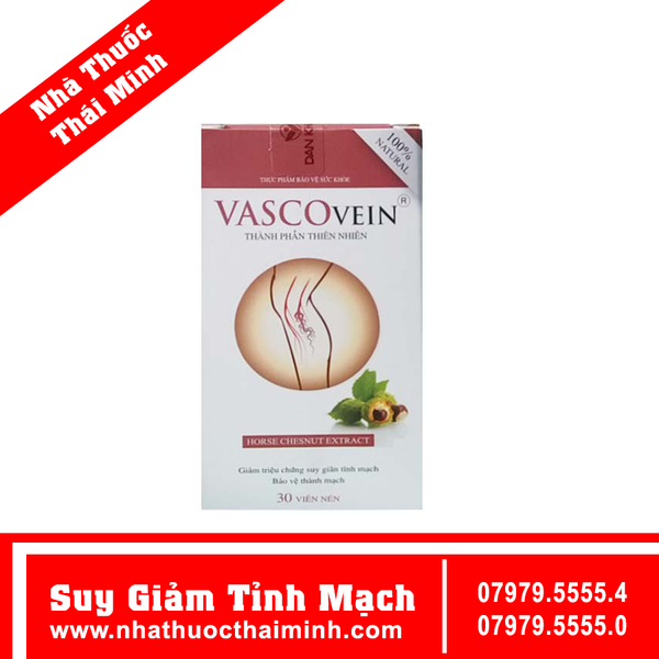 Viên Uống Vascovein - Hỗ Trợ Giảm Tê, Đau, Phù Do Suy Giãn Tĩnh Mạch – Nhà thuốc Thái Minh