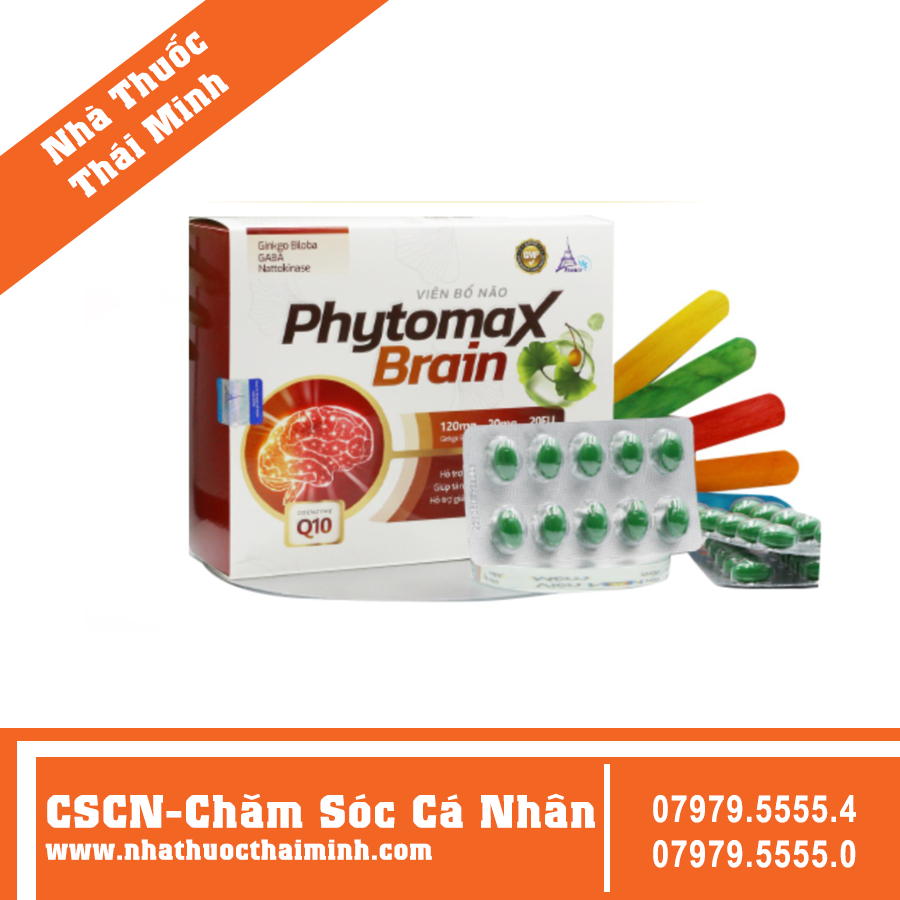 [HỘP 100 VIÊN] VIÊN BỔ NÃO PHYTOMAX BRAIN – PHÁP EIFFEL – Nhà thuốc ...