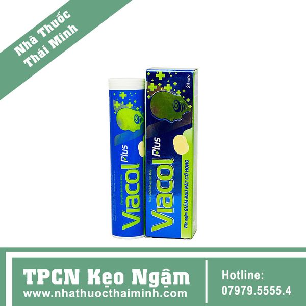 Viacol Plus Vietnat Viên Ngậm Giảm Đau Rát Cổ Họng – Nhà thuốc Thái Minh