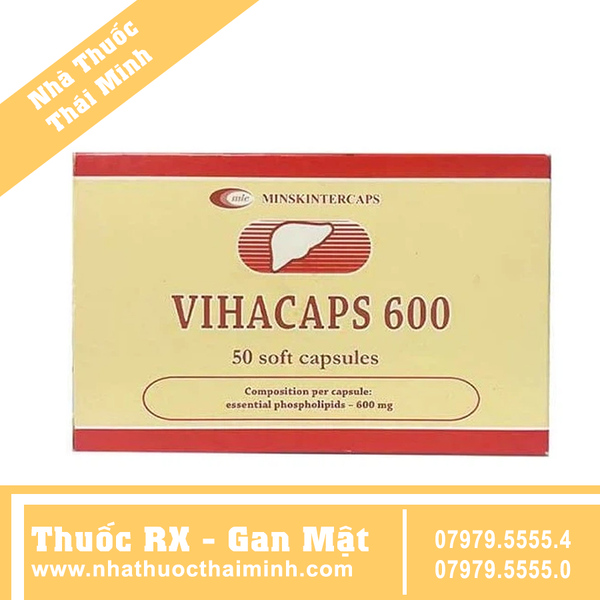 Thuốc Vihacaps 600mg - cải thiện triệu chứng bệnh lý gan (50 viên ...