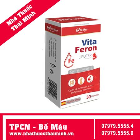 Vita Ferron bổ sung thiếu máu do thiếu sắt – Nhà thuốc Thái Minh