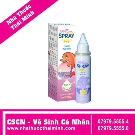 Dung dịch nước muối biển sâu VNP SPRAY Baby – Nhà thuốc Thái Minh