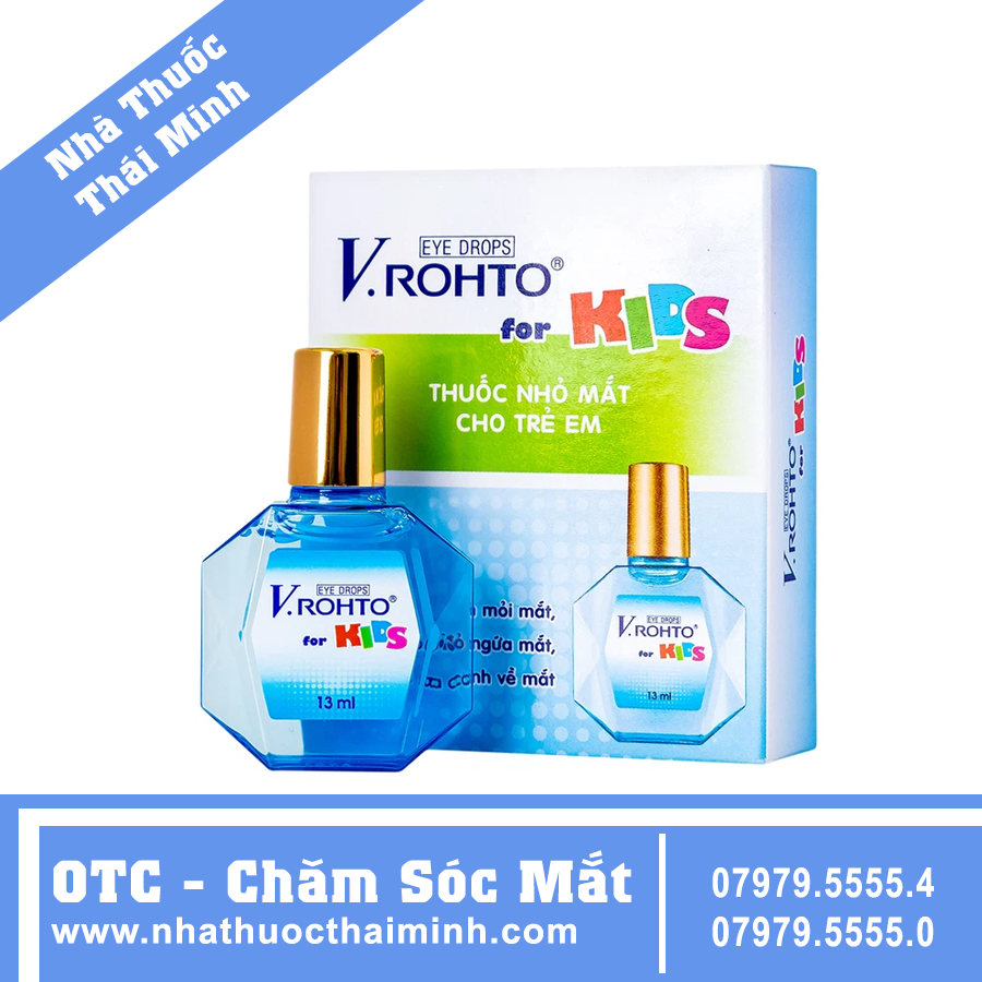 Thuốc nhỏ mắt cho trẻ em V. Rohto For Kids giảm mỏi mắt, ngứa mắt – Nhà ...