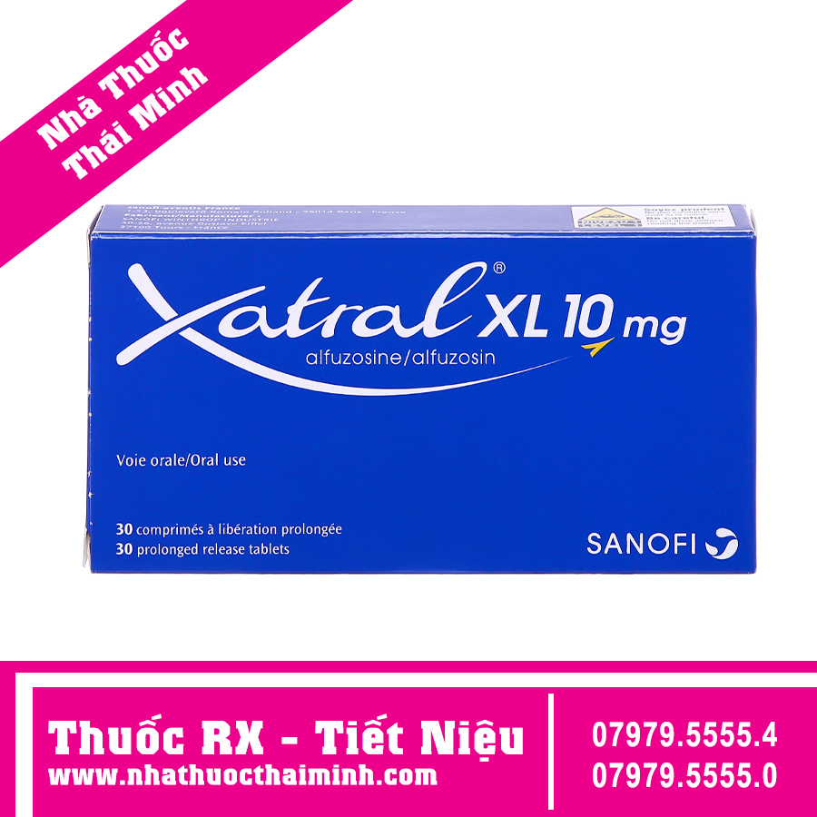 Thuốc Xatral XL 10mg trị phì đại tuyến tiền liệt (vỉ x 30 viên) – Nhà ...