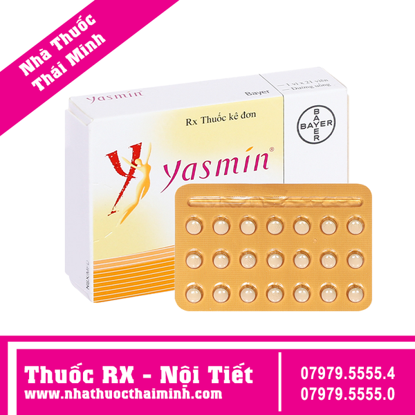 Thuốc tránh thai hằng ngày Yasmin (1 vỉ x 21 viên) – Nhà thuốc Thái Minh