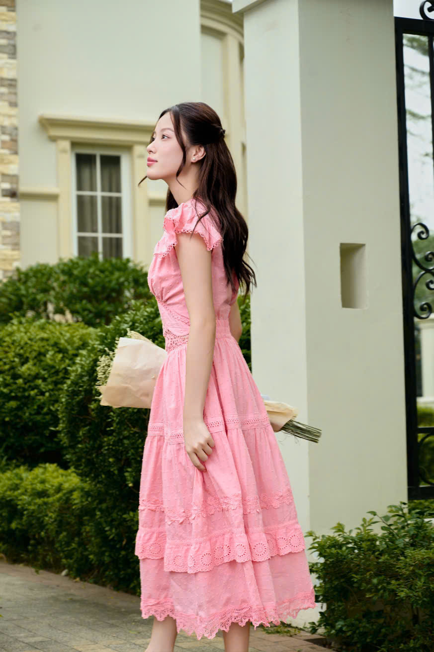 Lucy Lace trimmed Maxi – Gaieté