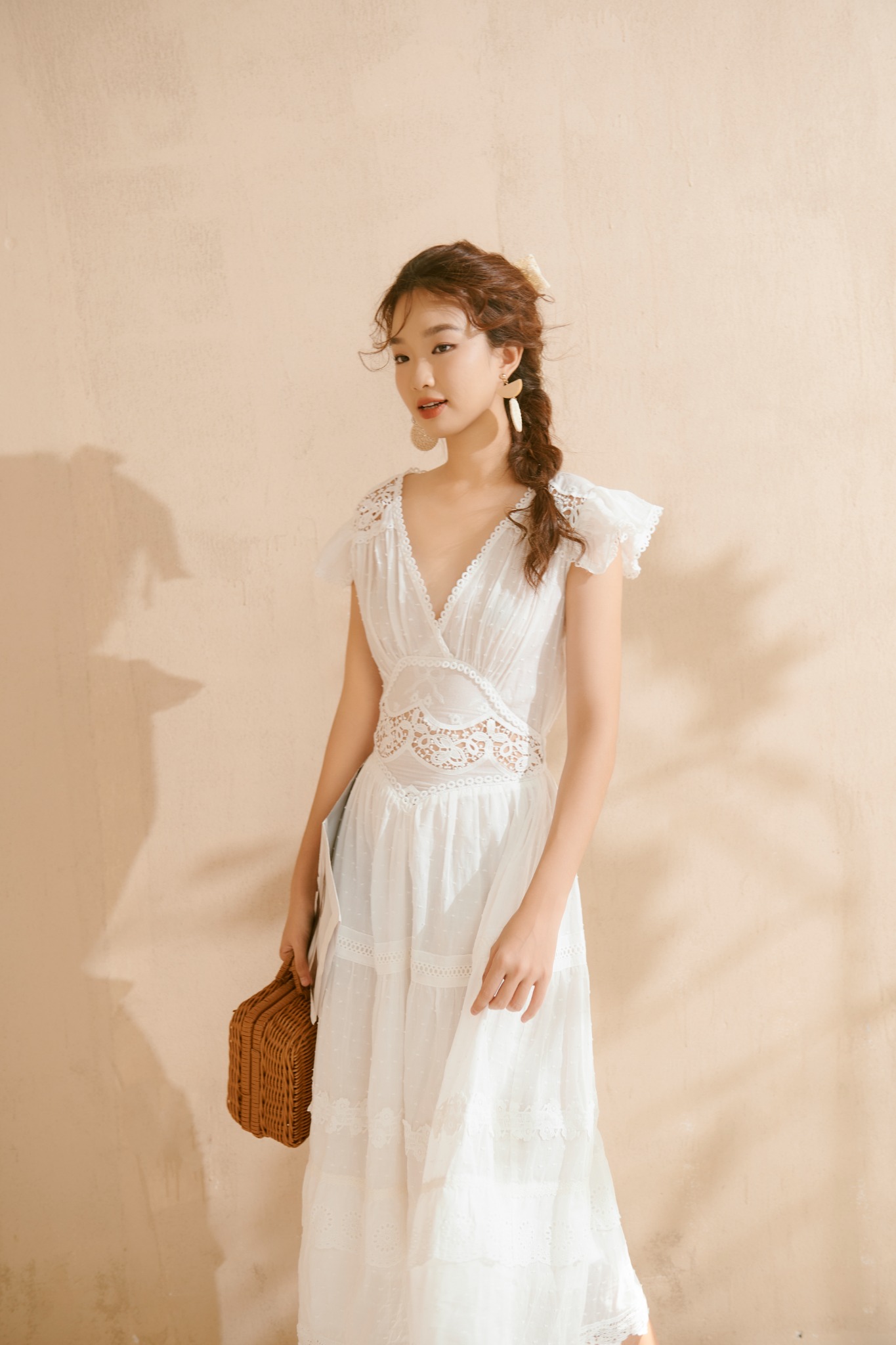Lucy Lace trimmed Maxi – Gaieté