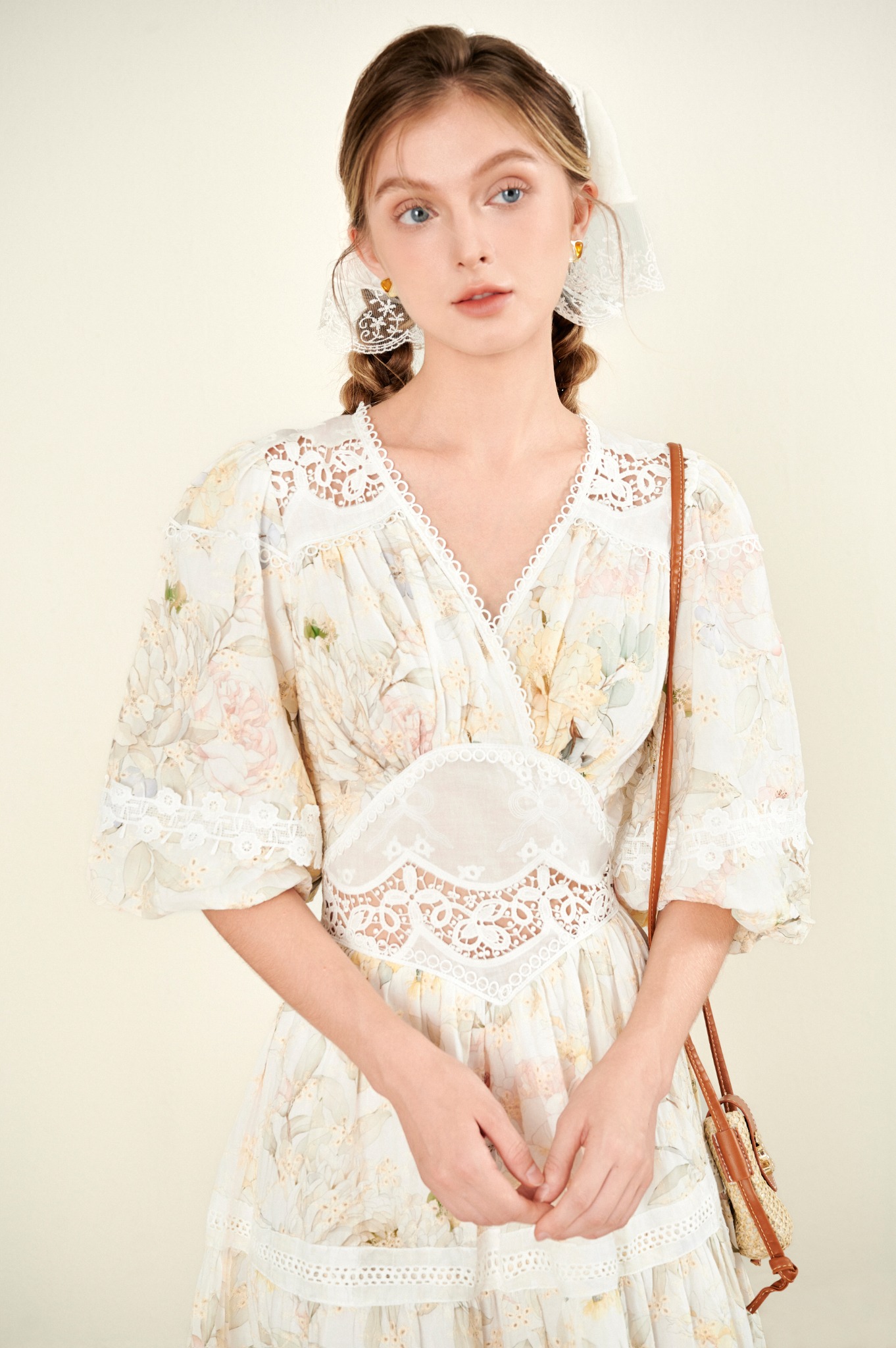Lucy Lace Trimmed Maxi - Tay lửng – Gaieté