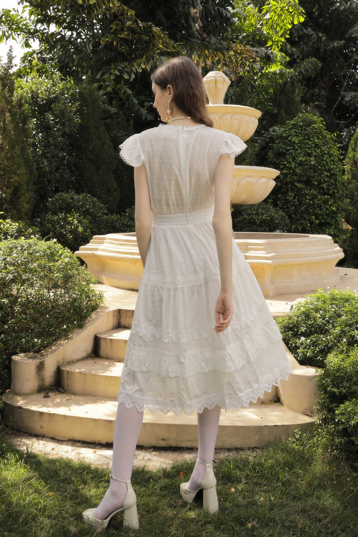 Lucy Lace trimmed Maxi – Gaieté