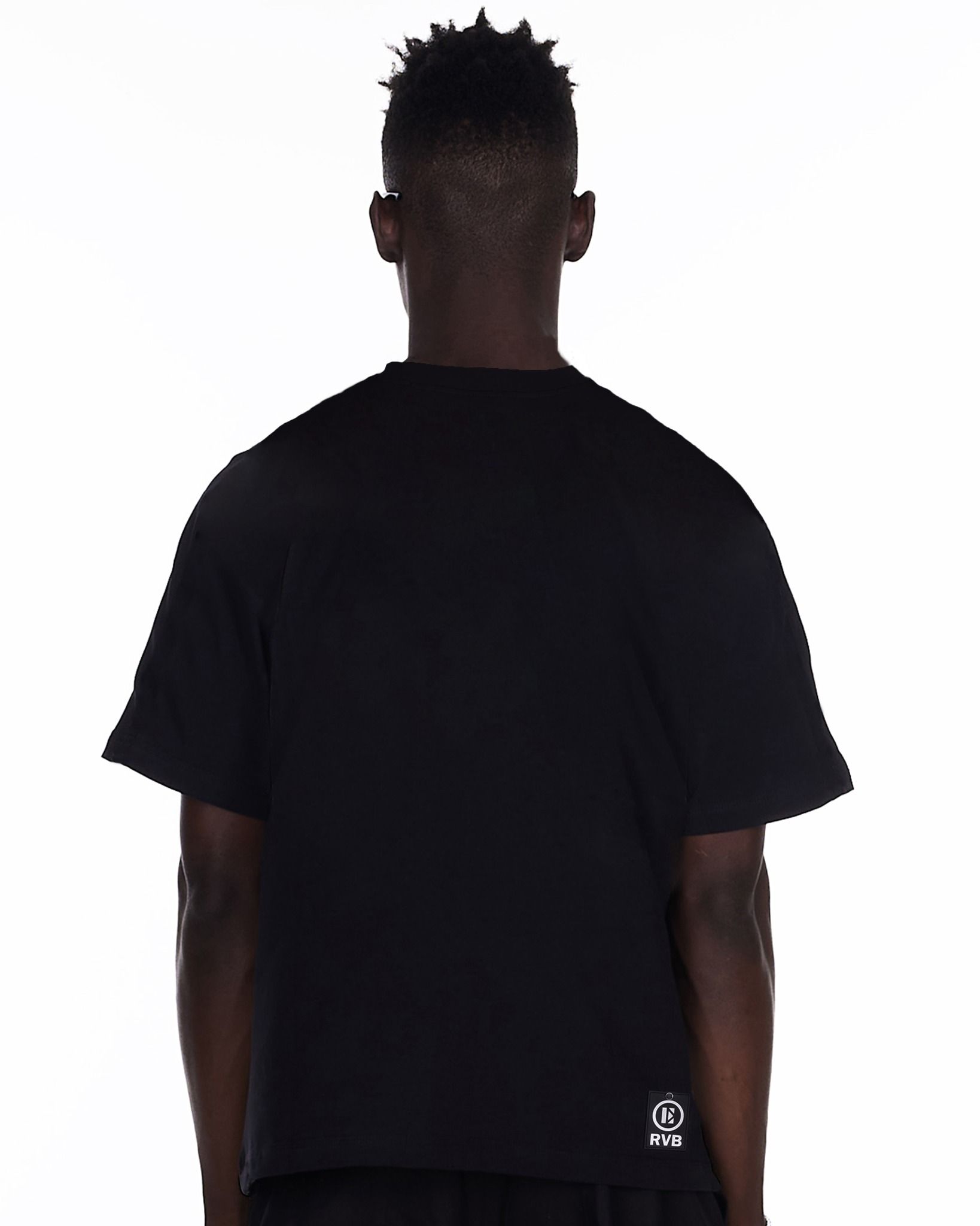 TILTED STAR Boxy T-Shirt BLACK – RVB - RANVERBAE OFFICIAL