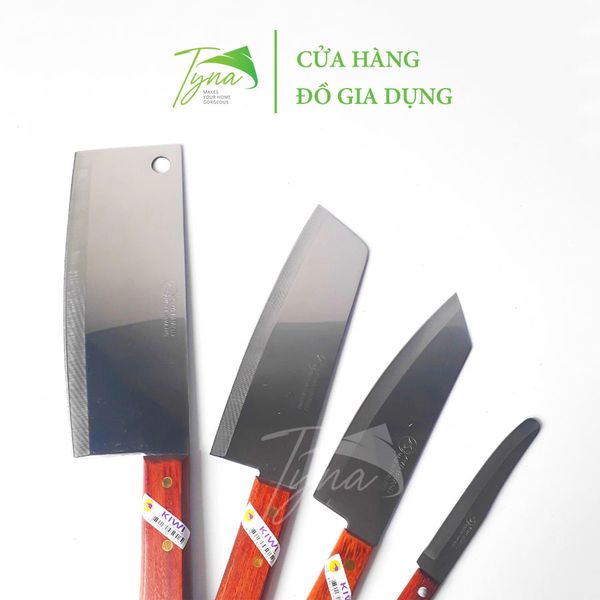 Dao thép không gỉ cán gỗ Kiwi Thái Lan chính hãng | Tyna shop