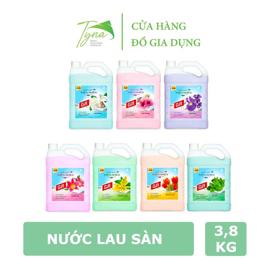 Nước lau sàn đậm đặc Gift 3,8kg | Tyna shop