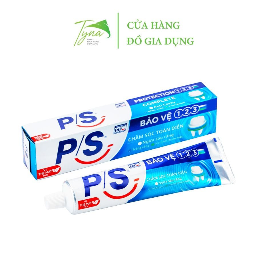 Kem đánh răng PS Bảo vệ - Chăm sóc toàn diện 123 - 180g | Tyna shop