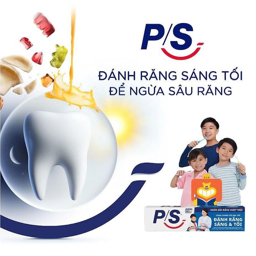 Kem đánh răng PS Ngừa sâu răng vượt trội - 180g | Tyna shop