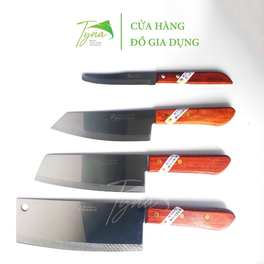 Dao thép không gỉ cán gỗ Kiwi Thái Lan chính hãng | Tyna shop