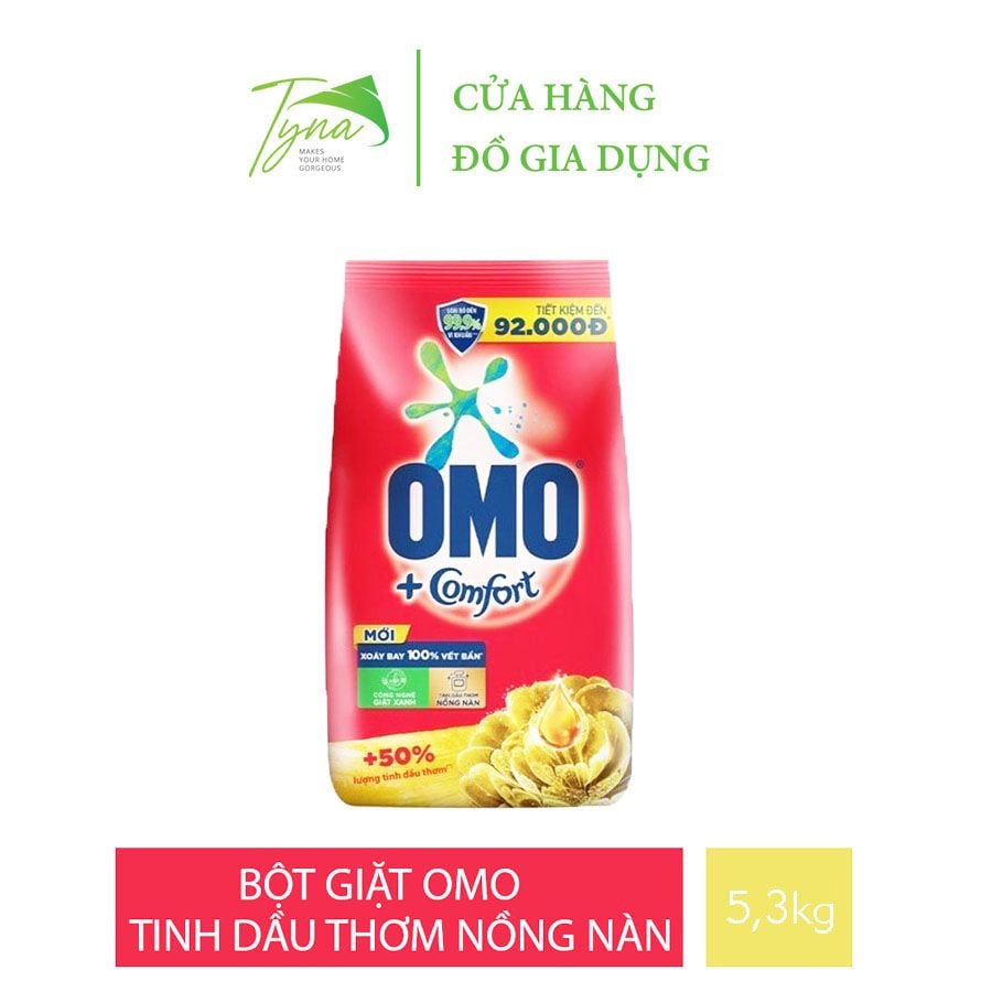 Bột giặt Omo Tinh dầu thơm 5,3kg | Tyna shop