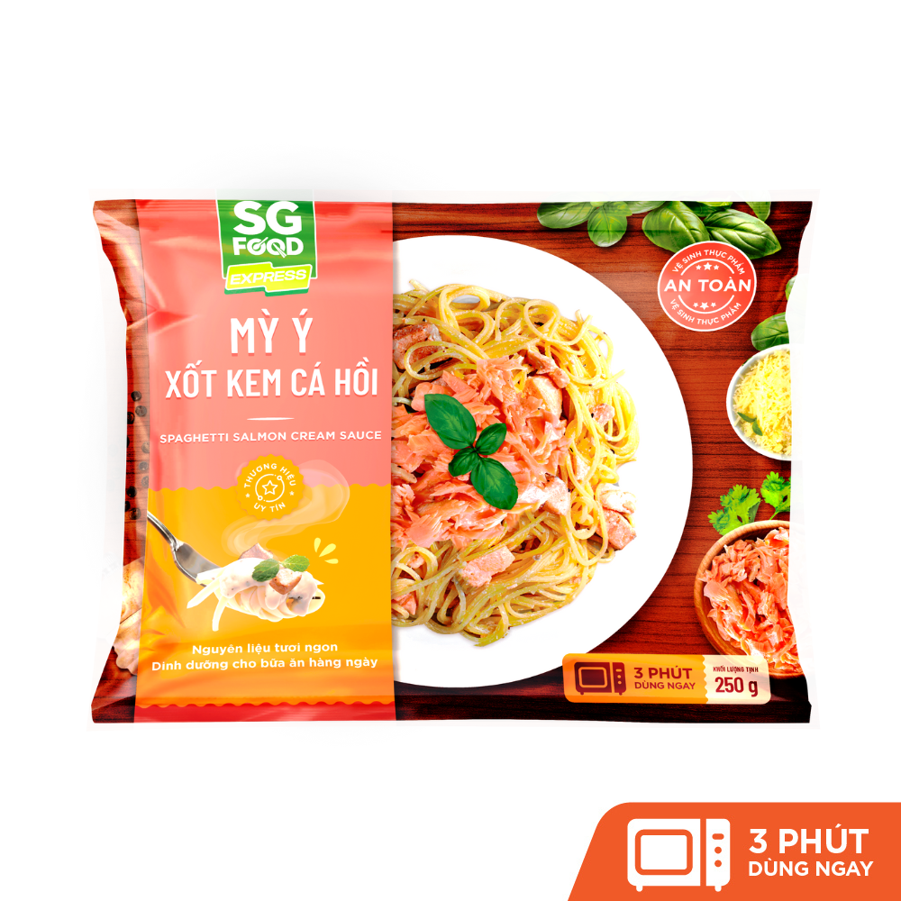 Mỳ Ý Xốt Kem Cá Hồi 250g
